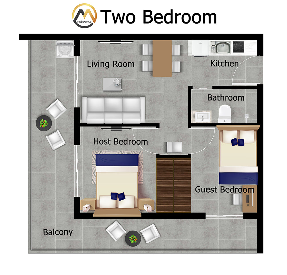 Floor plan – M - Residence